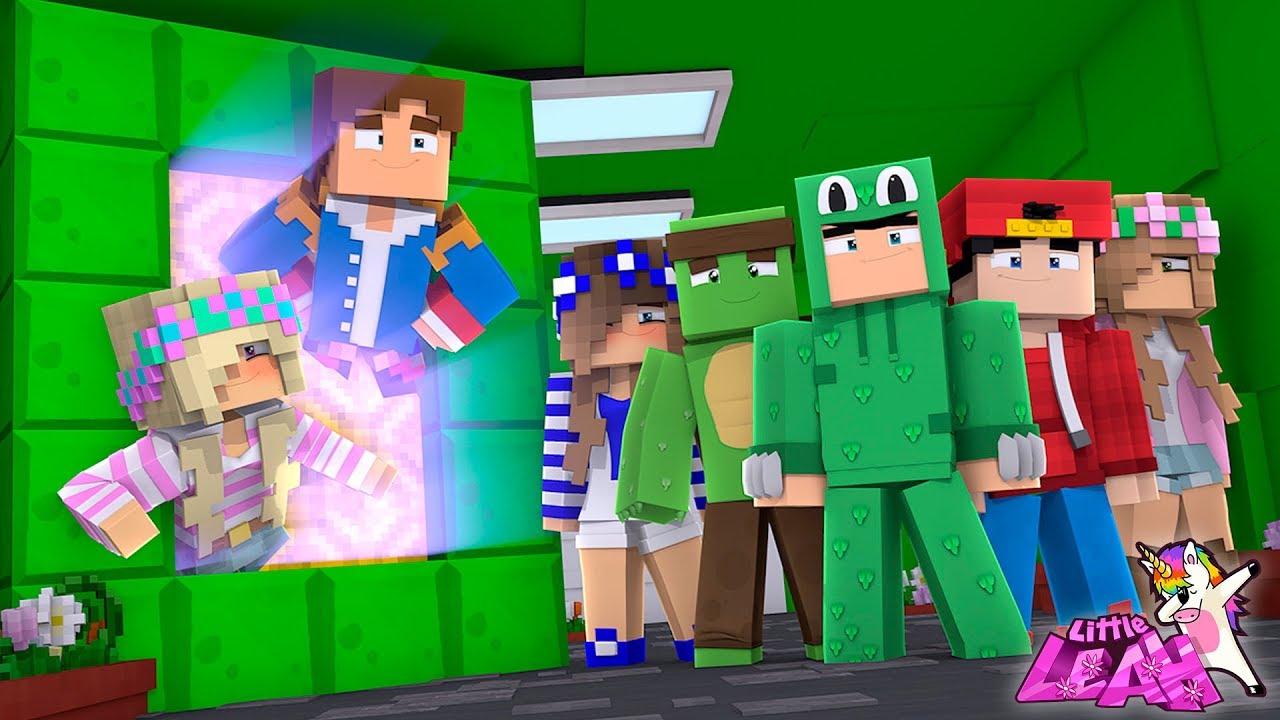 LITTLE LEAH BUILDS A PORTAL TO THE LITTLE CLUB HQ!! Minecraft Roleplay ...