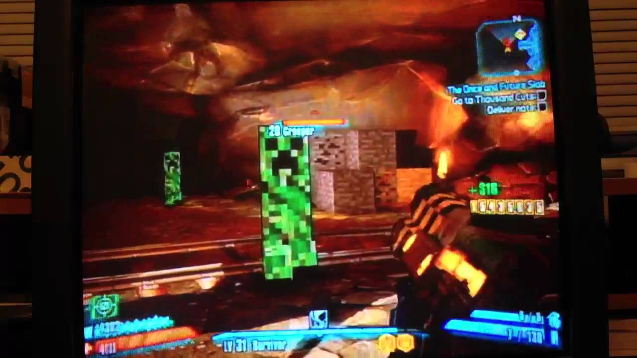 Borderlands 2 Minecraft Easter Egg - YouTube