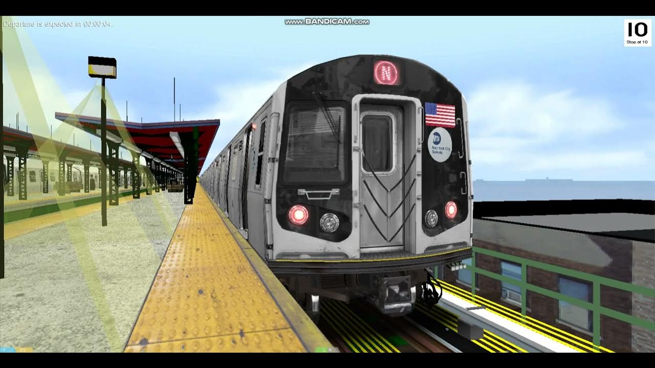 Openbve New 2022 R160B Siemens N Train Arriving & Departing at Astoria Blvd - YouTube