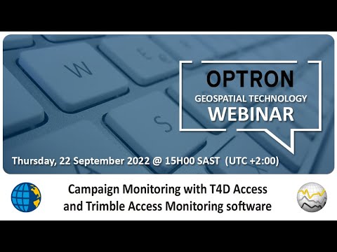 OGT webinar - Campaign Monitoring with T4D Access and Trimble Access ...