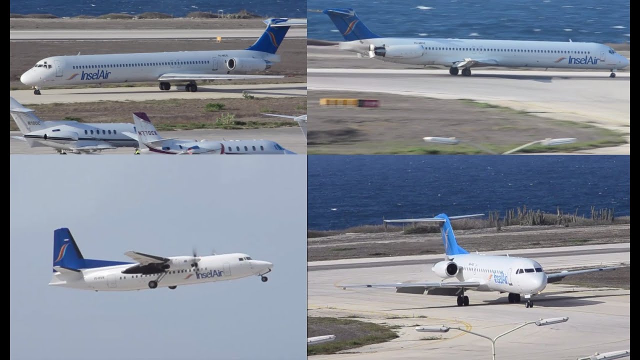 Insel Air MD-82/Fokker-50/70 - YouTube