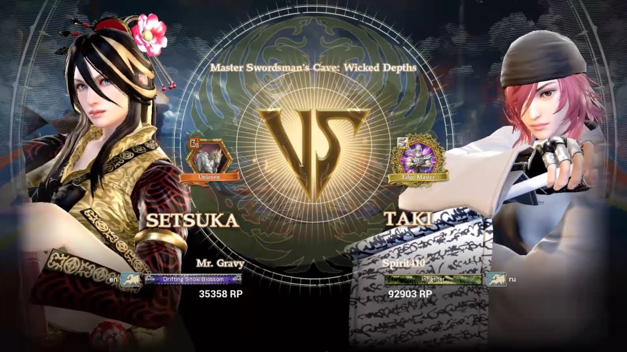 [SCVI] Mr. Gravy (Setsuka) vs. Spirit410 (Taki) [Ranked Match] - YouTube