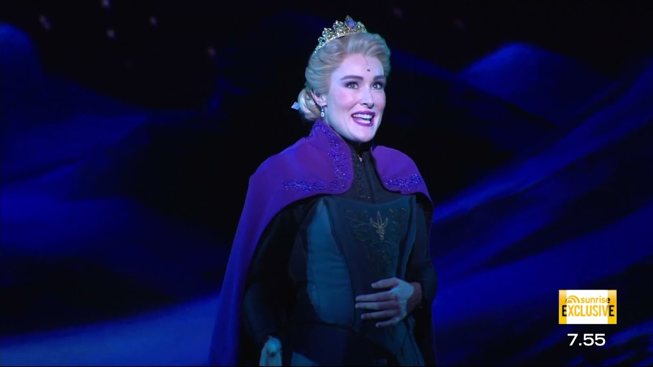 Frozen The Musical Australia - Let It Go - Jemma Rix - Sunrise 30/3/21 ...
