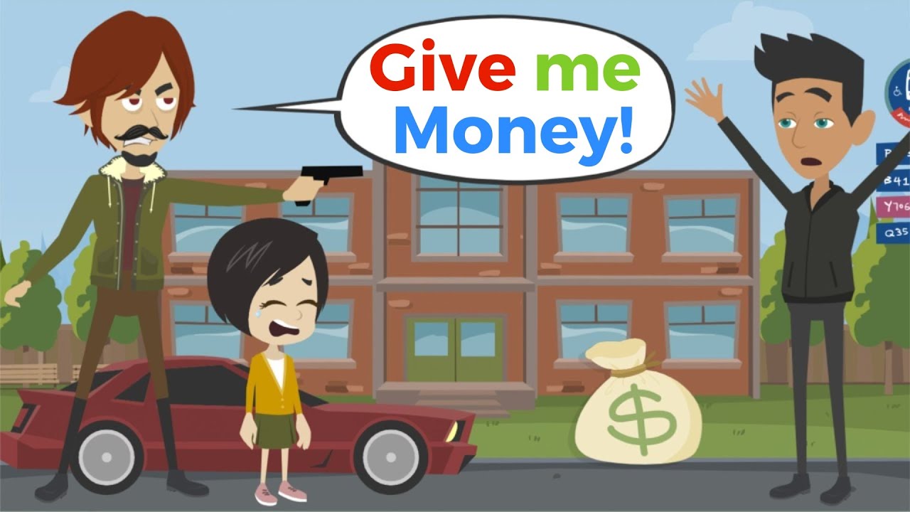 Lisa is kidnapped! | Basic English conversation | Learn English | Like ...