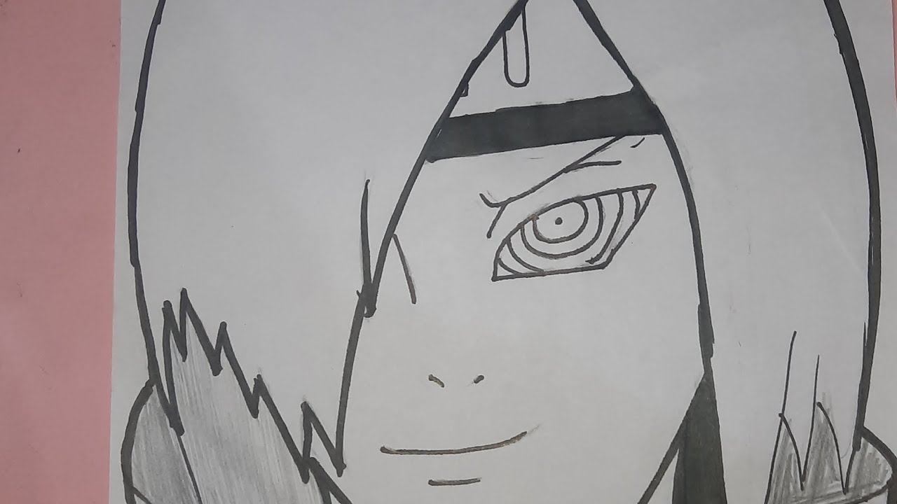how to draw nagato uzumaki | naruto | #viral - YouTube