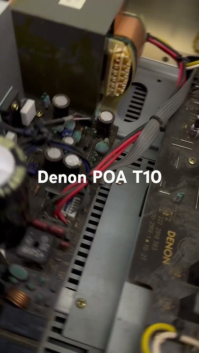 Denon POA-T10 Dual Mono Amplifier THX - YouTube