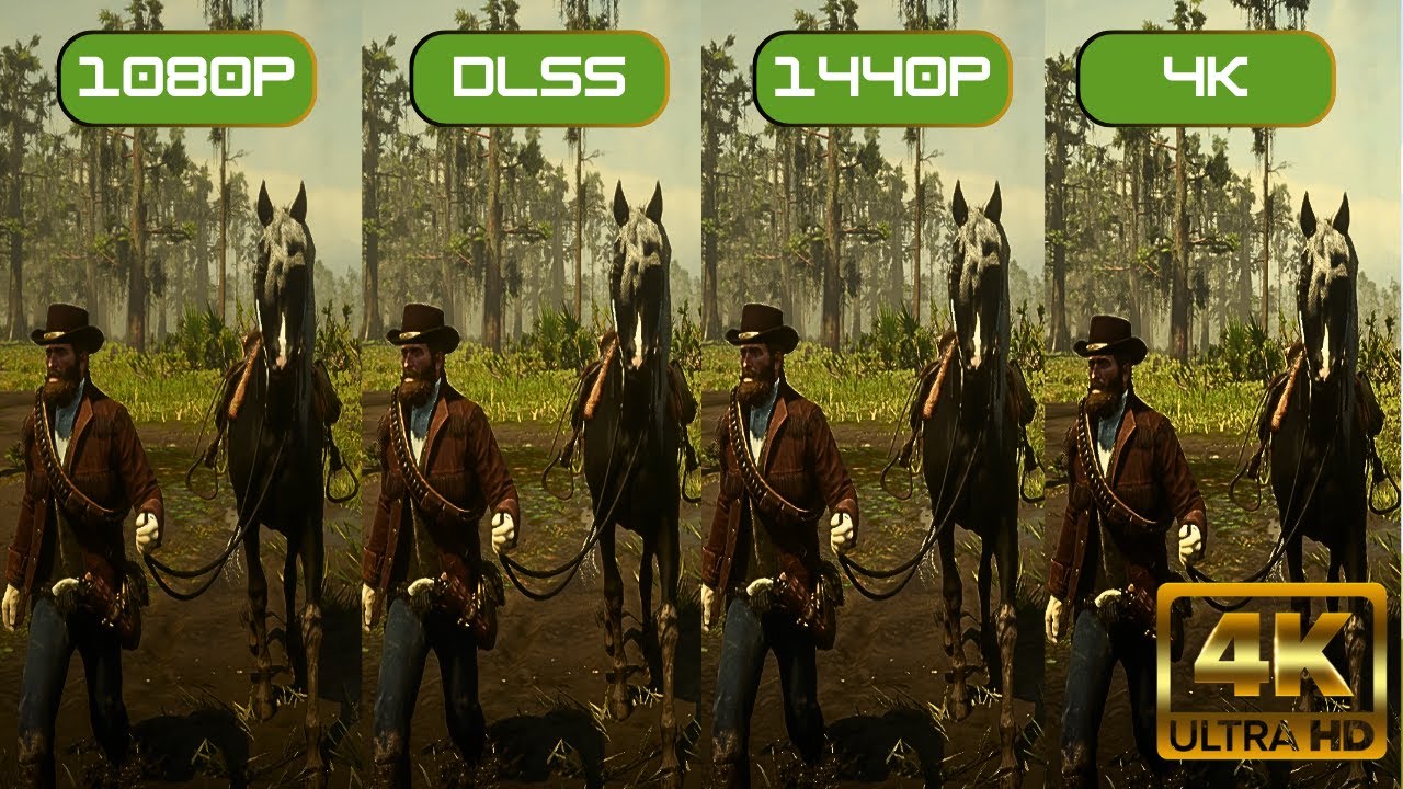 Rtx 2060 Super Red Dead Redemption 2: 1080p Dlss 1440p 4k 60 Fps - YouTube