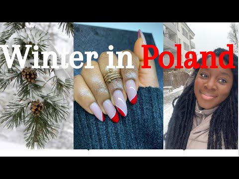 Living in Poland 🇵🇱 #56: Snow days, winter jackets, new hair &nails ...