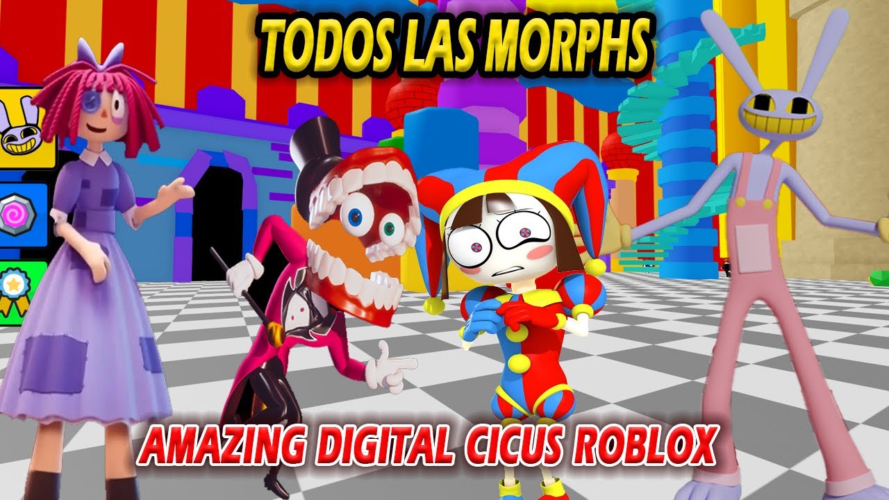 CÓMO CONSEGUIR TODOS LOS PERSONAJES DE AMAZING DIGITAL CIRCUS en Roblox ...