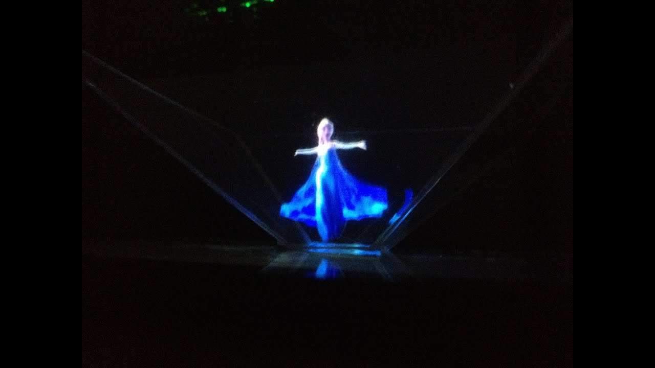 Frozen Disney - 4 face home made hologram - YouTube