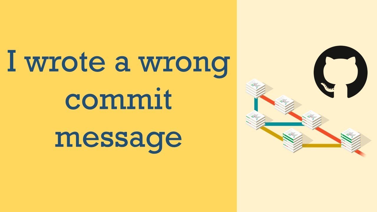 I wrote a wrong commit message | Git Questions - YouTube