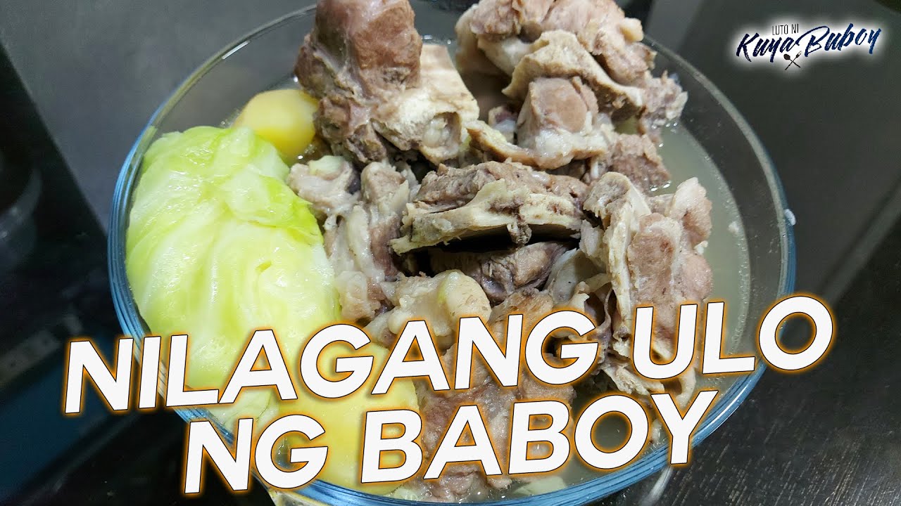 Nilagang Ulo ng Baboy (Buto-Buto) | Filipino Nilaga Recipe - YouTube
