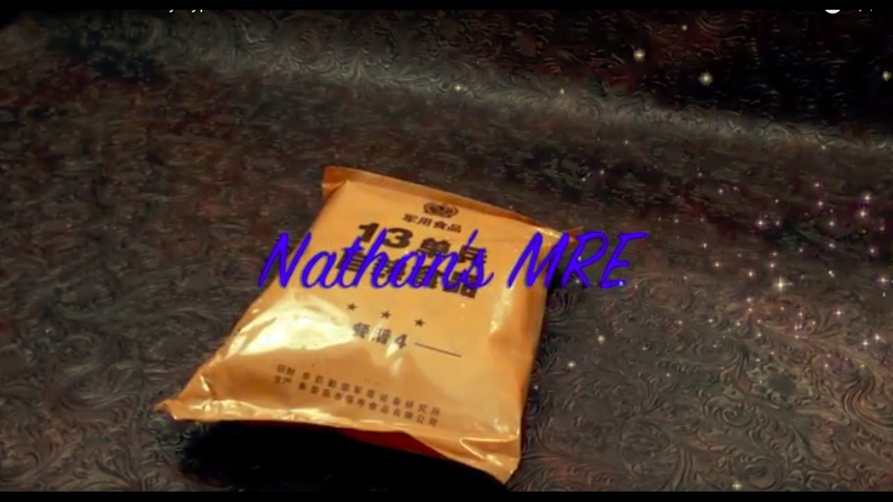 MRE Review 2017 Chinese Military Ration Food Packet Type 13 Menu 4 Beef ...