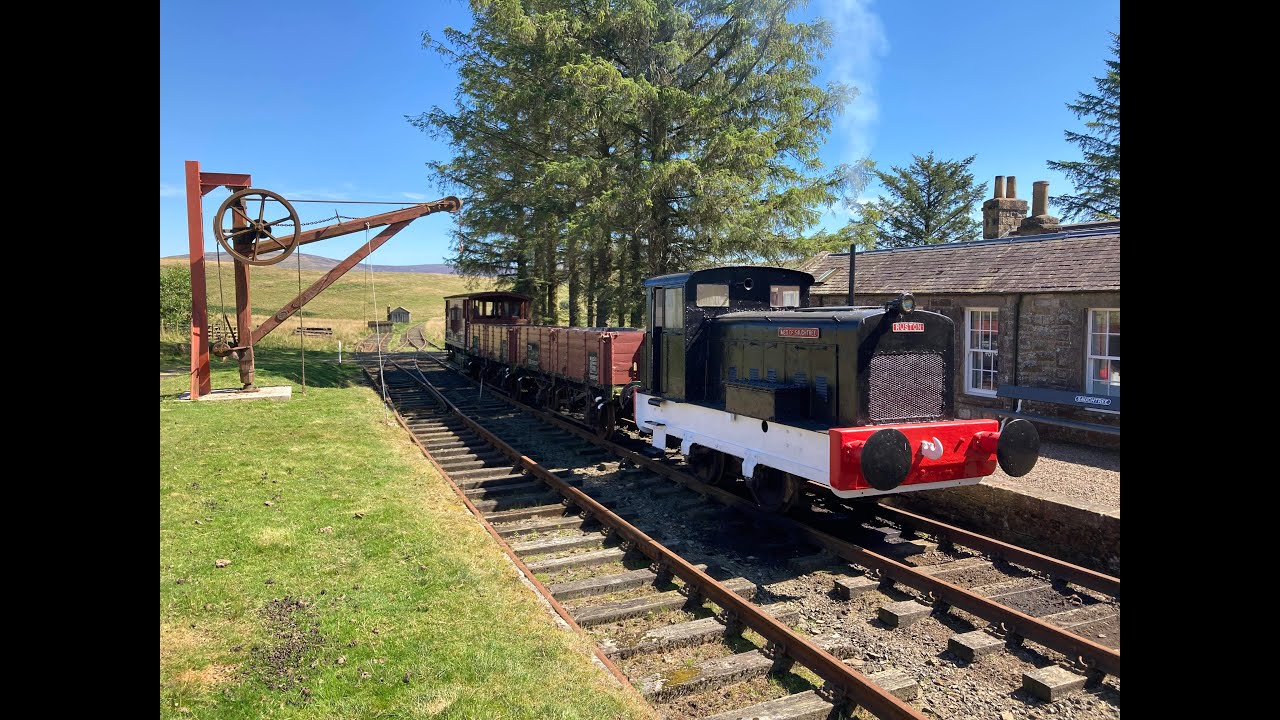 Saughtree railway station, Roxburghshire, Scotland - YouTube