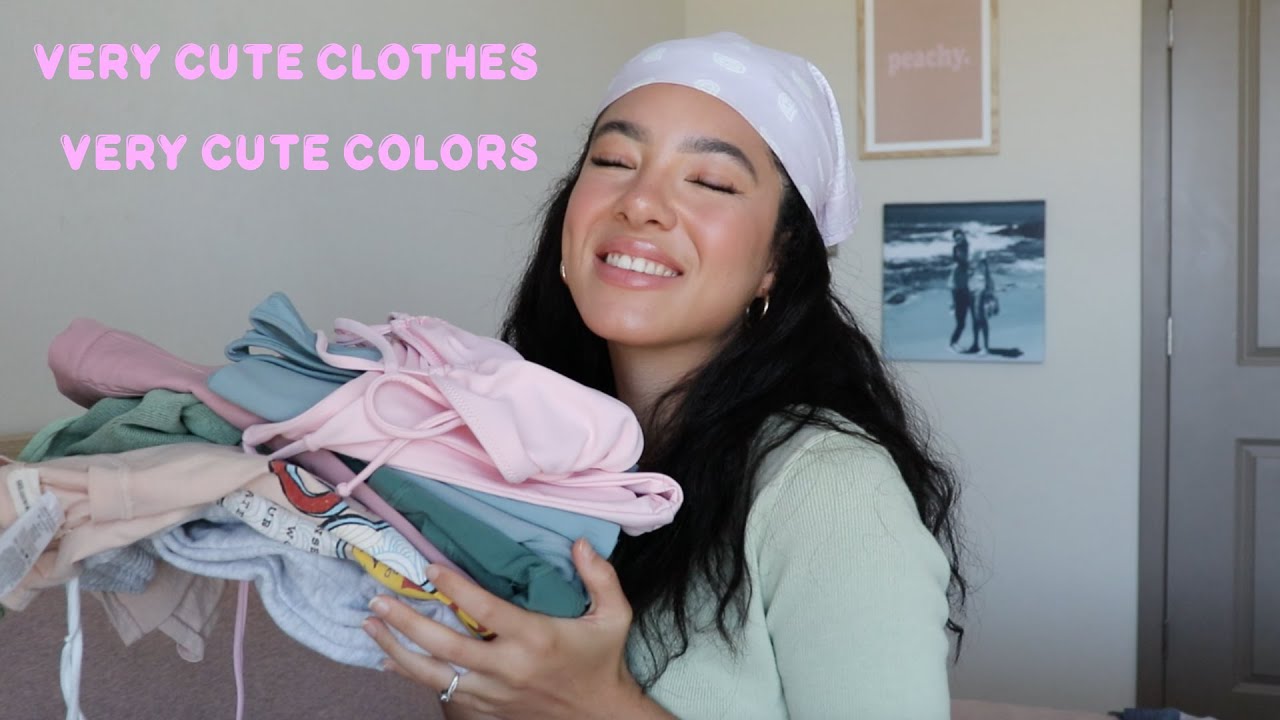 cute spring/summer clothing haul 2020 | try on - YouTube