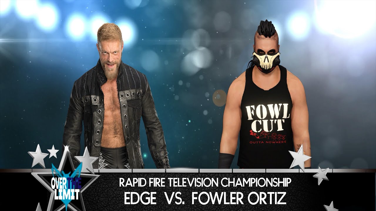 Over The Limit: EDGE VS. FOWLER ORTIZ TELEVISION CHAMPIONSHIP MATCH ...