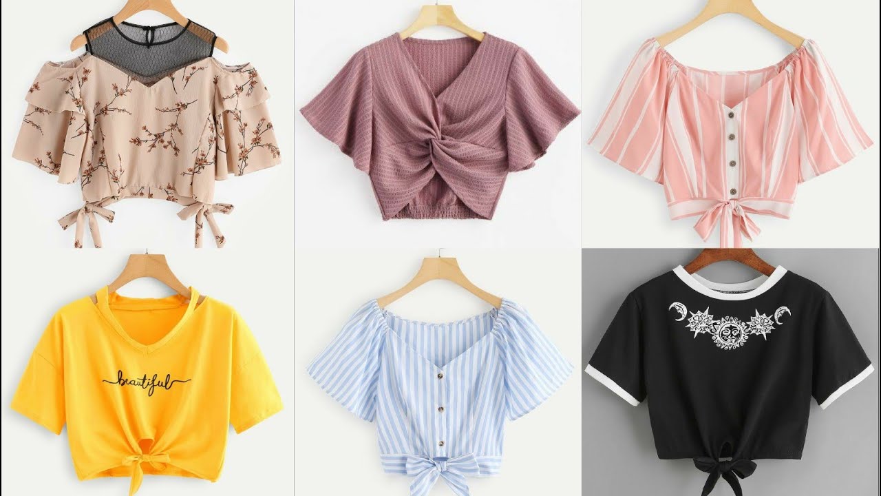 Crop Top Design Ideas|Stylish Crop Top Design 2021|New Dress Design ...