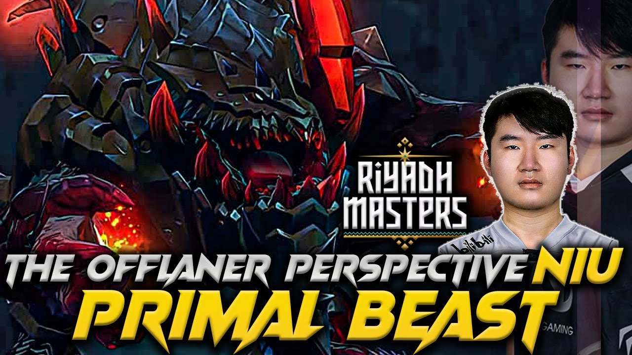 Niu Primal Beast The Offlane - LGD Gaming vs Team Spirit : Riyadh 2024 Dota 2 Pro Gameplay - YouTube