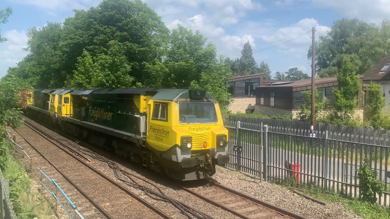 Class 70 | 70014 + 70011 | Tone | Freightliner - YouTube