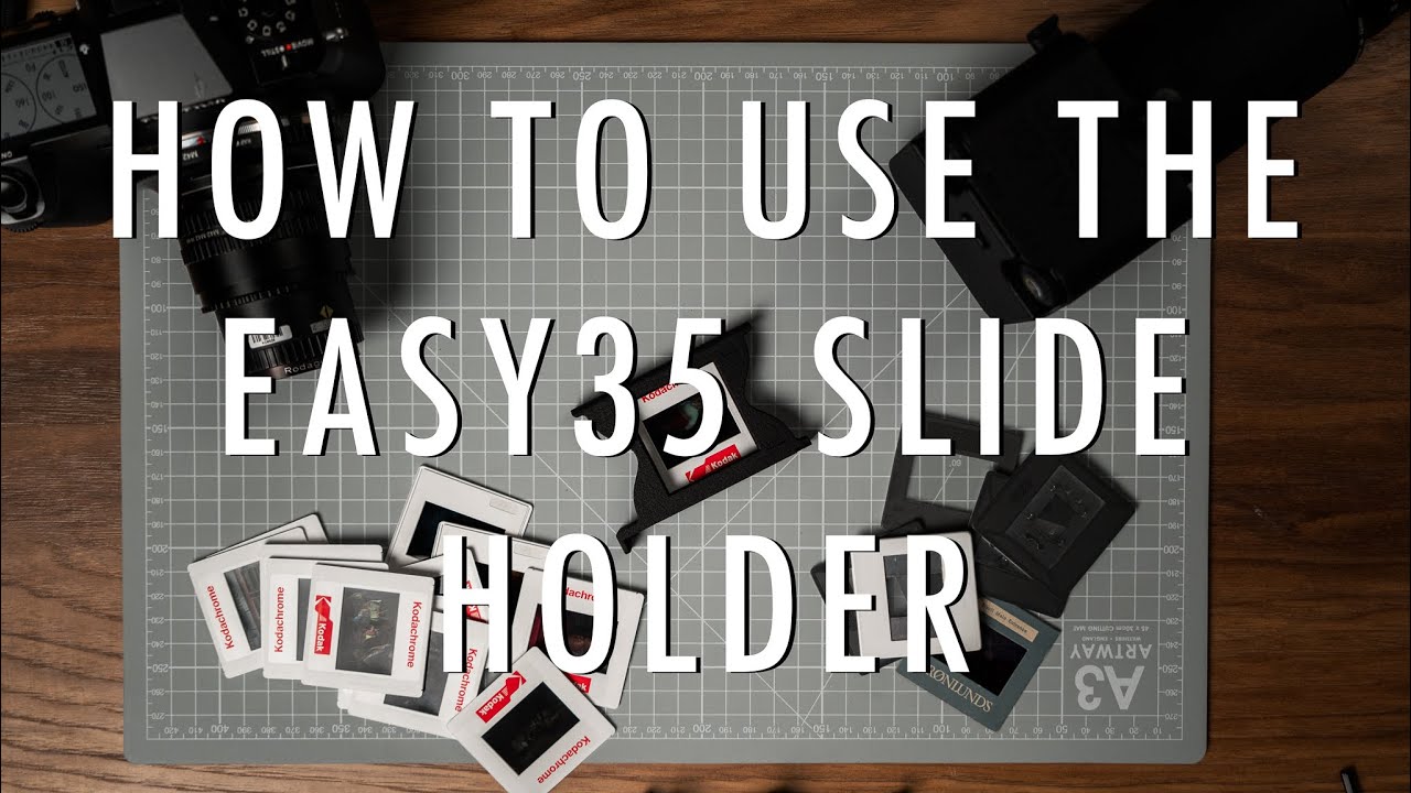 How to use the easy35 slide holder - YouTube
