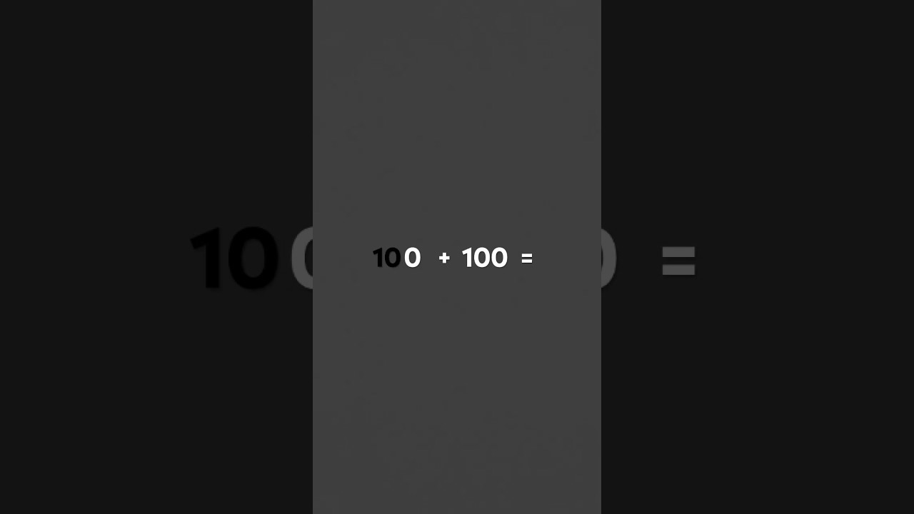 What Is 100 100 200 YouTube What Is 100 100 200 YouTube