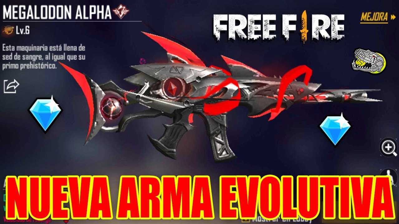 Subiendo Atributos al Máximo a la Nueva Arma *MEGALODON Alpha* de FREE ...