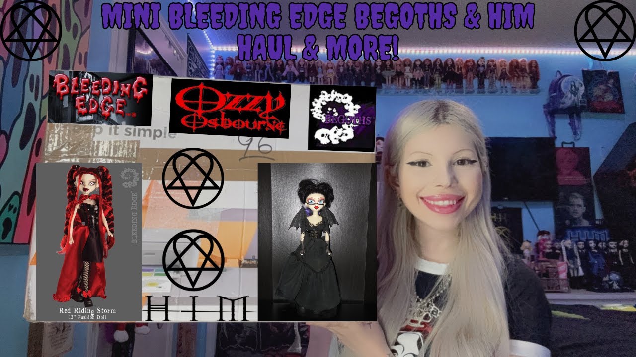 Mini Bleeding Edge BeGoths & HIM Haul & More! ☆ - YouTube