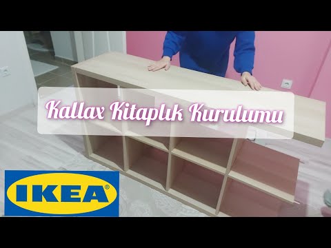 IKEA'DAN GELEN DEV KARGO | IKEA KALLAX KİTAPLIK KURULUMU | TEK BAŞIMA KURDUM👍