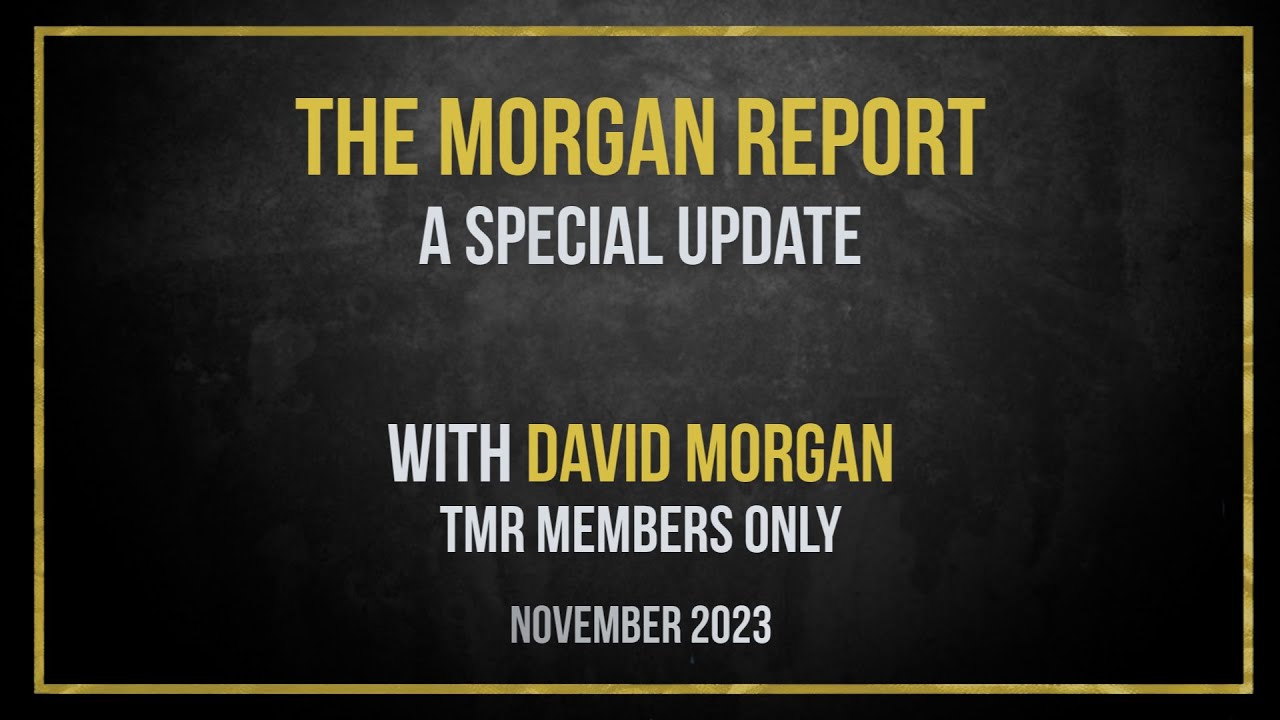David Morgan's Special Update: Unveils New Mining Venture - YouTube