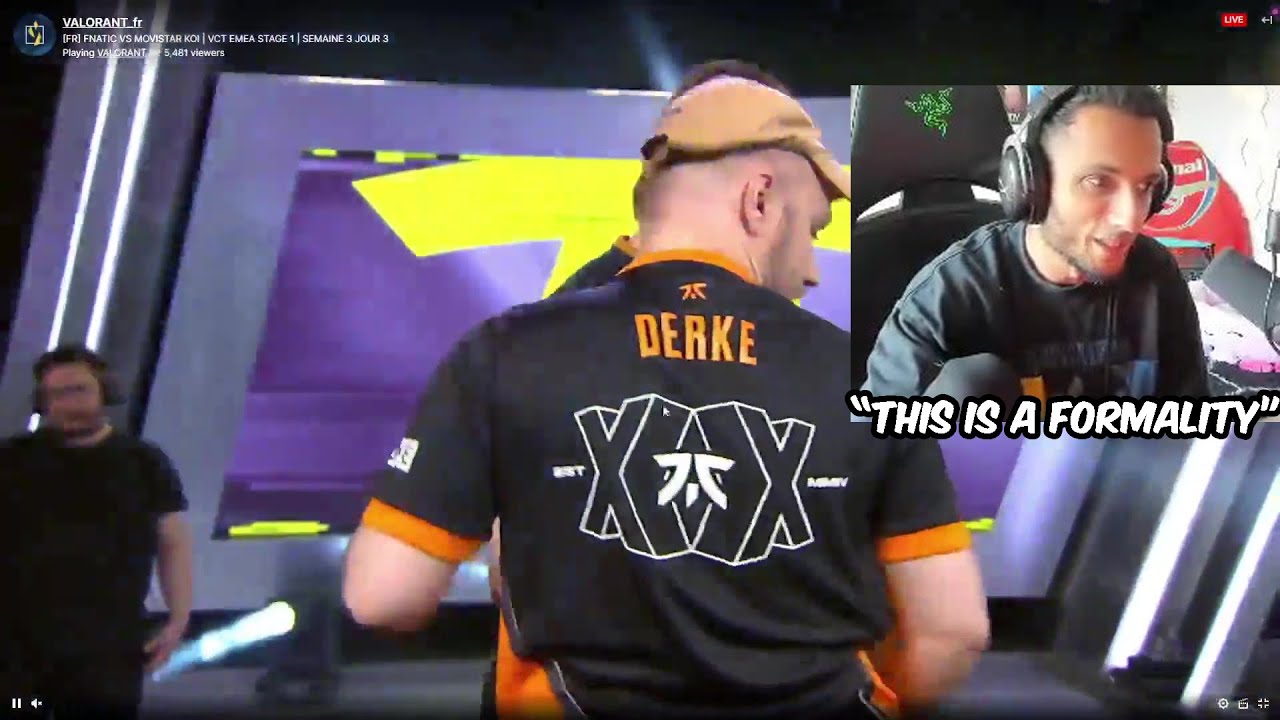 FNS Reacts To Fnatic Insane Performance Against KOI In VCT - YouTube