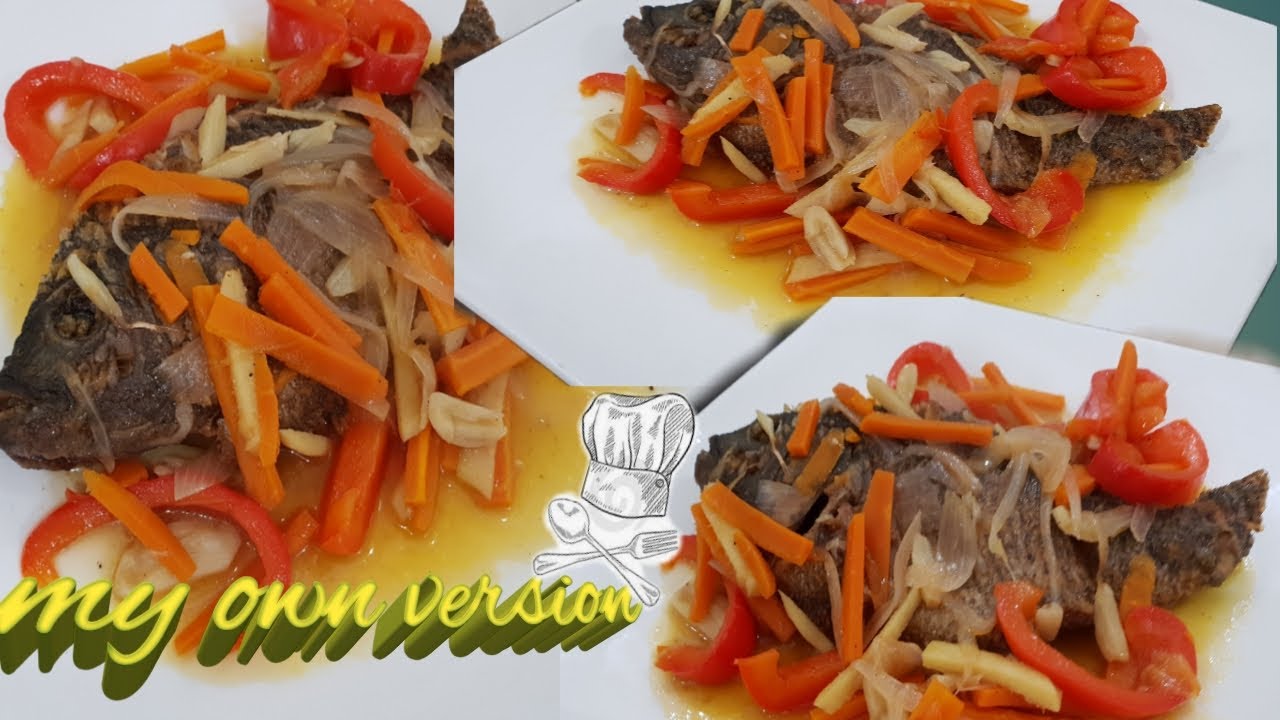 Escabecheng tilapia/How to prepared/sweet and sour Filipino style my ...