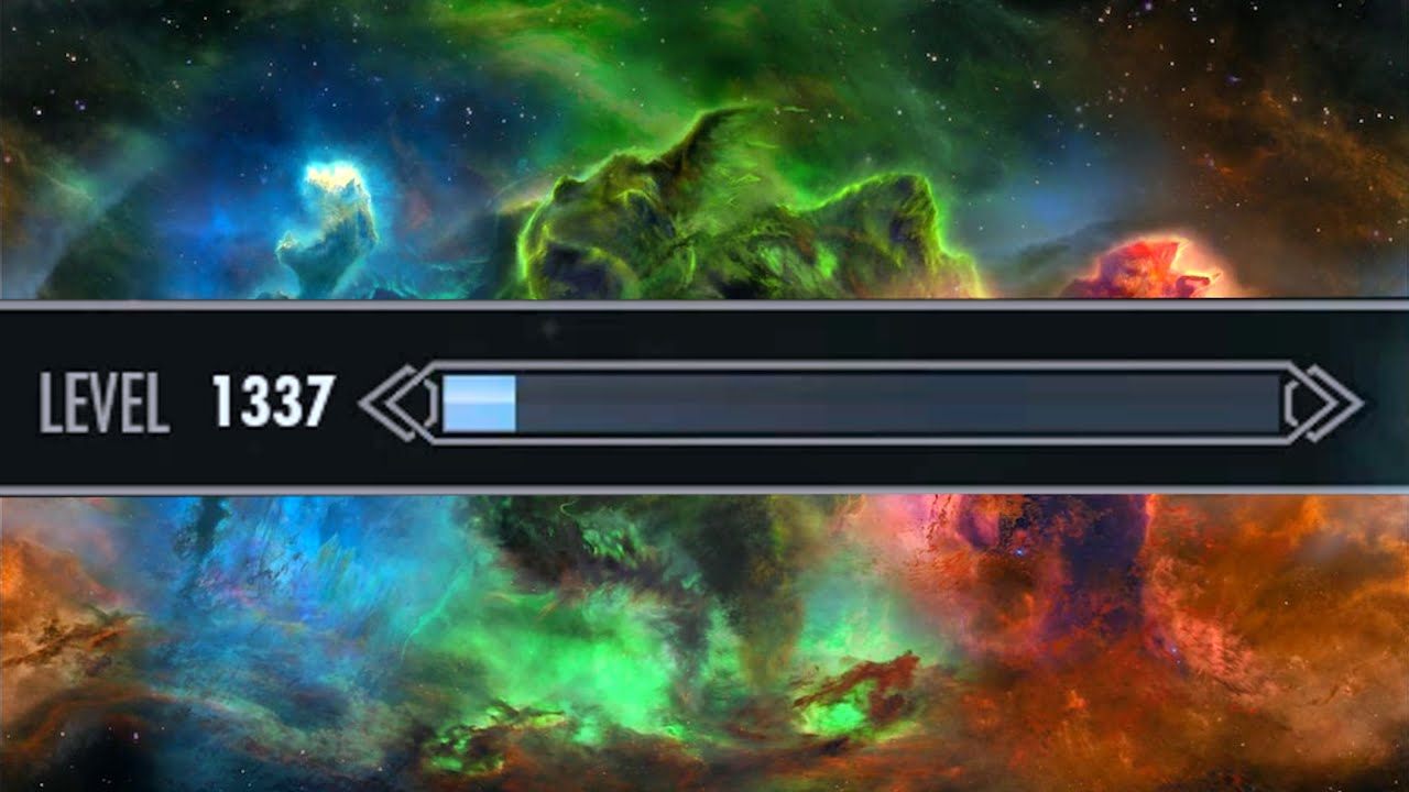 How I Reached Level 1337 in Skyrim - YouTube
