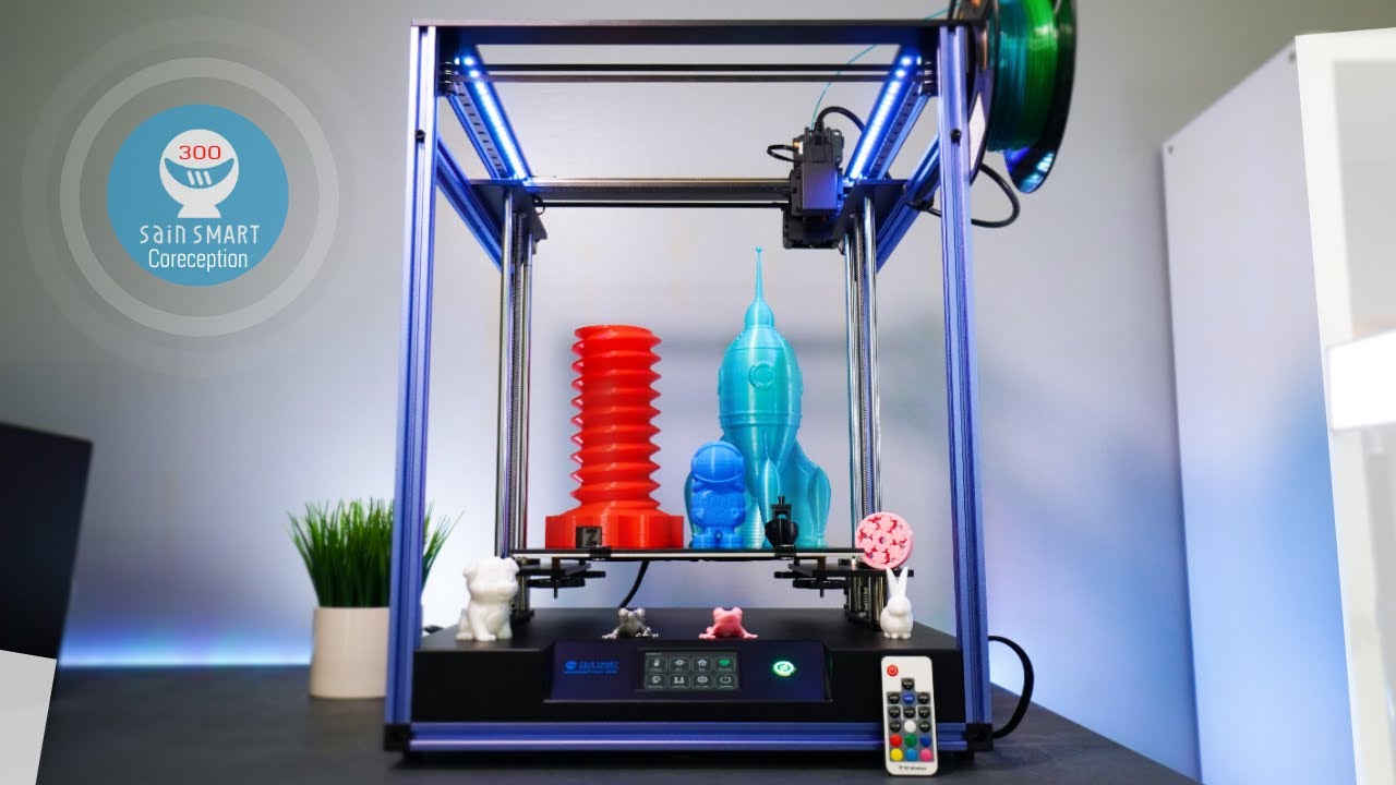 SainSmart Coreception 300 - CoreXY 3D Printer - Unbox & Setup - YouTube