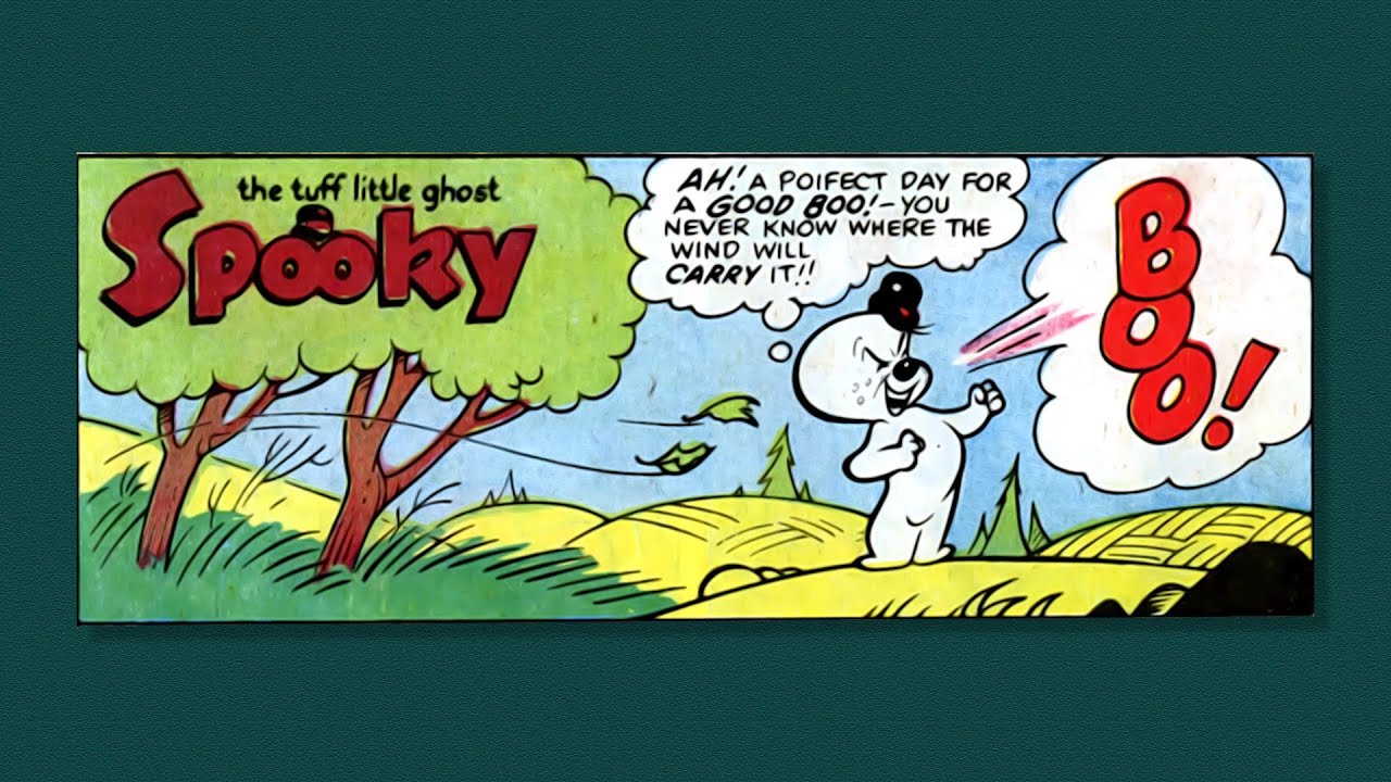 A Harvey Comics 1 Page Story #62 – The Tuff Little Ghost, Spooky - YouTube