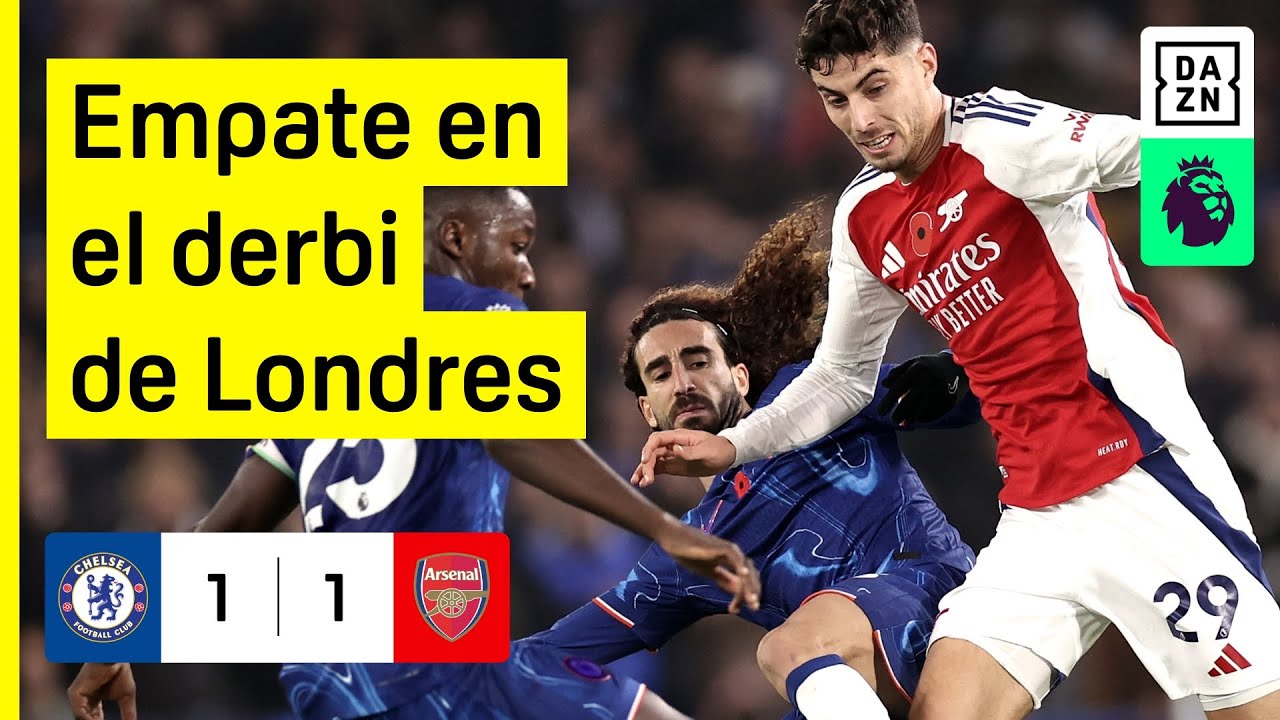Chelsea vs Arsenal (1-1) | Resumen y goles | Highlights Premier League ...
