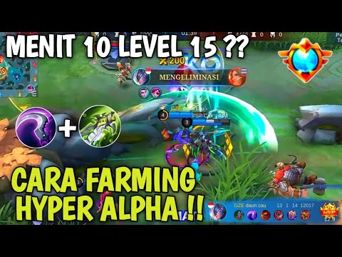 TUTORIAL FARMING DALAM BERMAIN HYPER ALPHA VS SUPREME LANCELOT - YouTube