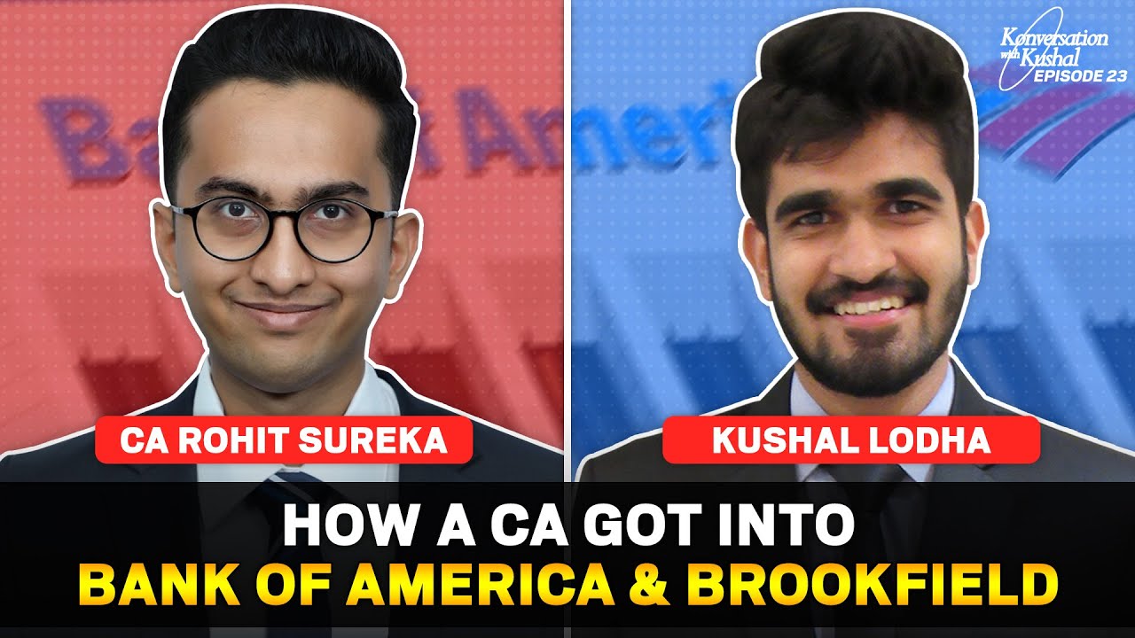How a CA got into Bank of America and Brookfield | AIR 22 | Ft. Rohit ...