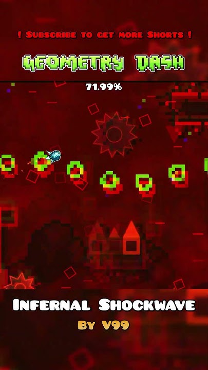 Geometry Dash Infernal Shockwave #geometrydash #shorts - YouTube