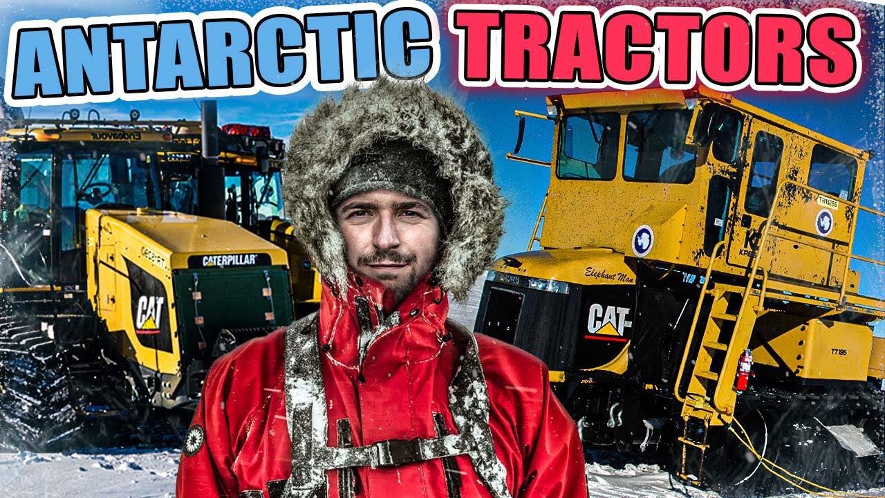 Antarctic Tractors - Heavy Equipment at the South Pole!🥶 - YouTube