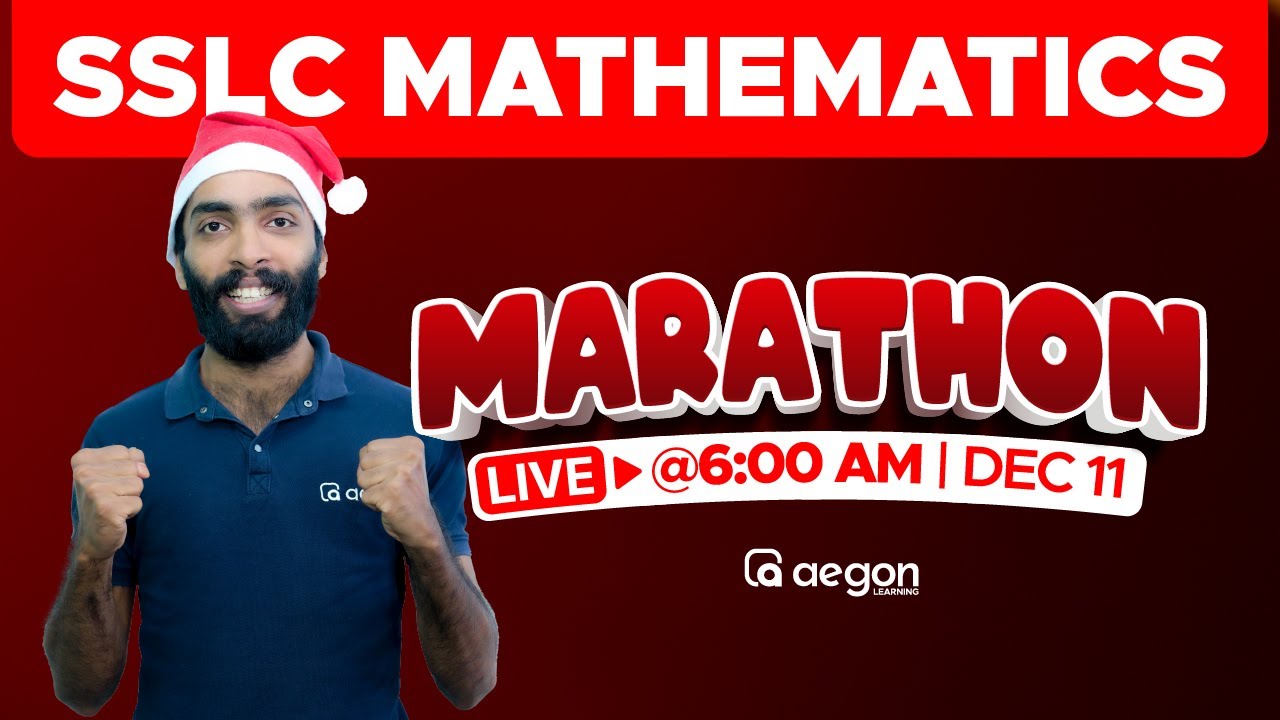 LIVE | SSLC MATHS | MARATHON | AEGON LEARNING#sslcmaths - YouTube