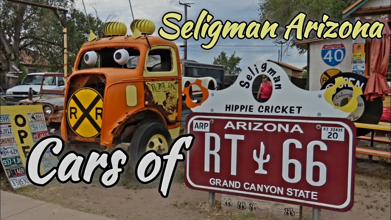 Cars of Route 66 Classic Car Road Trip Seligman Arizona Relics Vintage ...