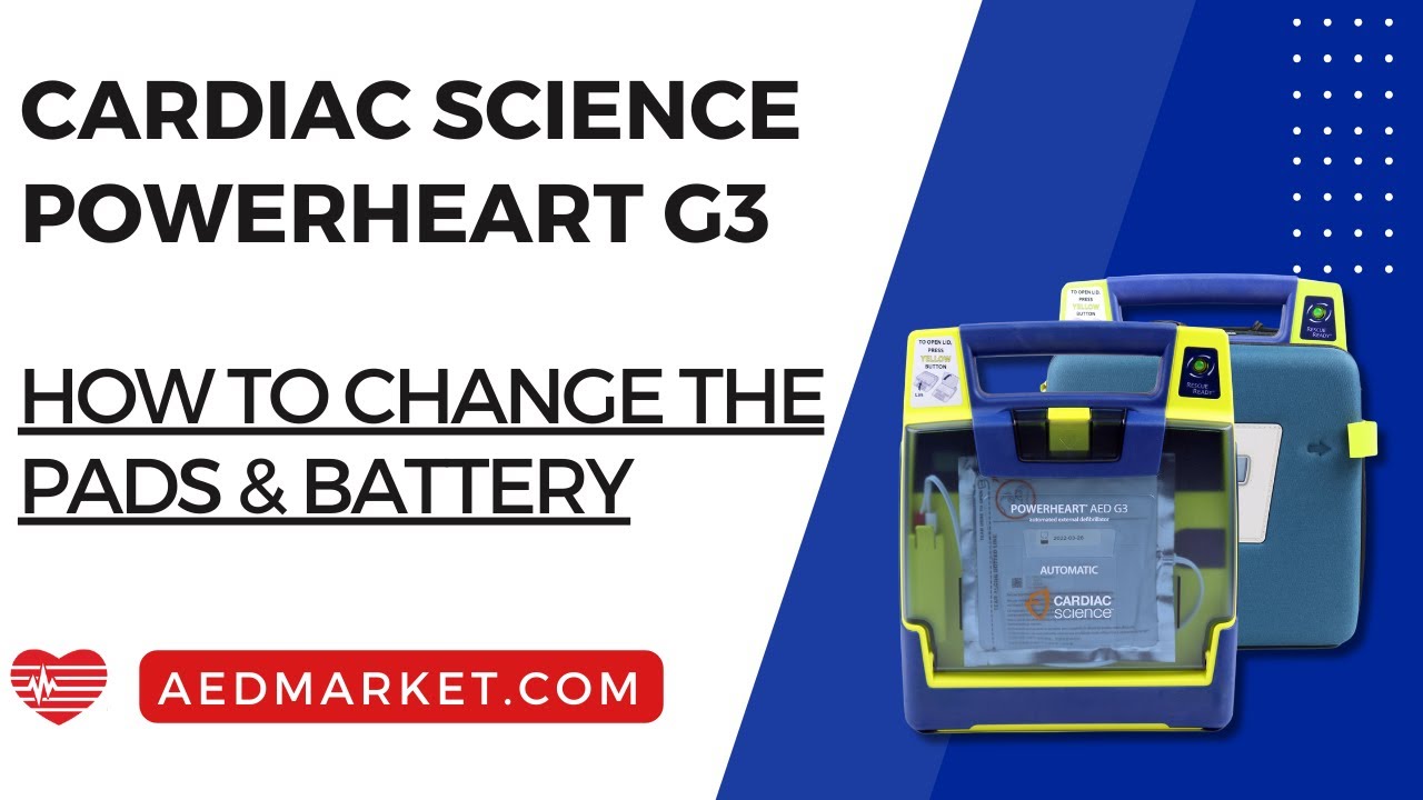 How to Change the Pads and Battery on the Cardiac Science G3 and G3 Pro ...