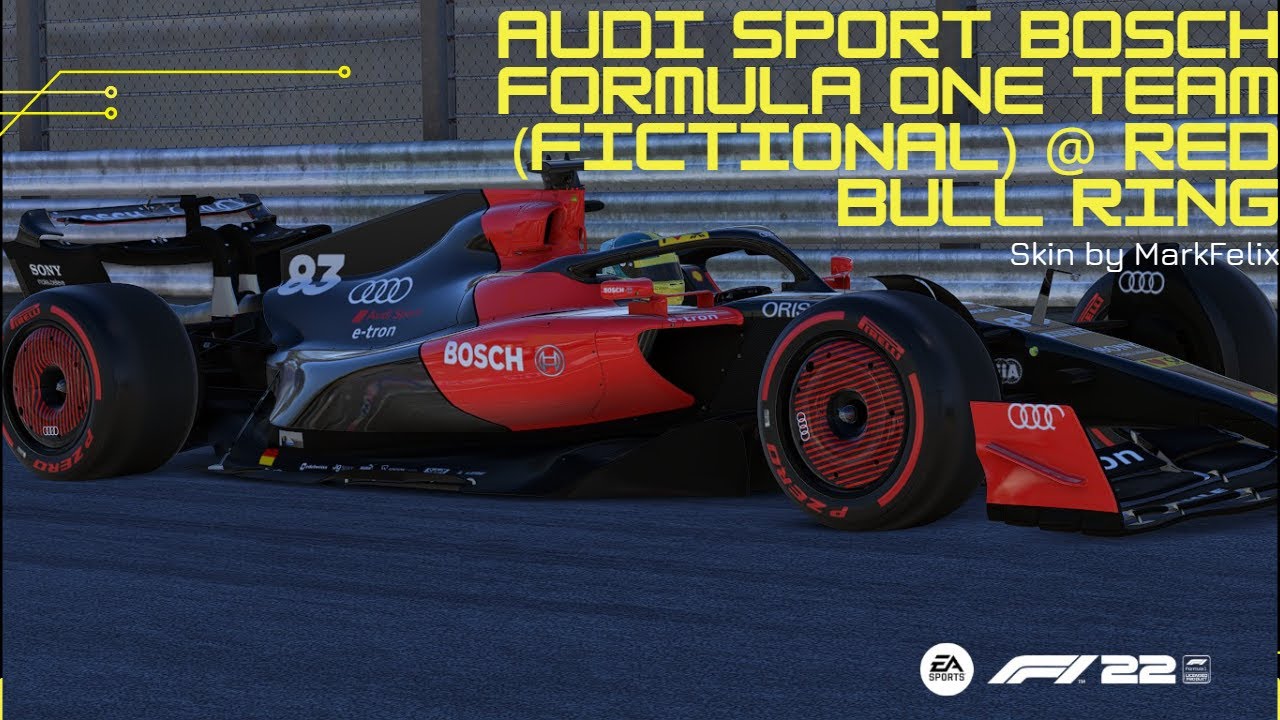 [F1 22 Game] Audi Sport Bosch Formula One Team (Fictional) @ Red Bull ...