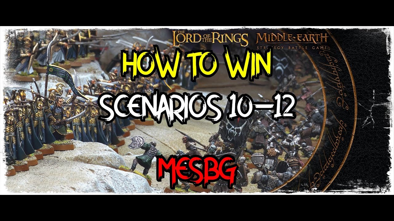 HOW TO WIN SCENARIOS IN COMPETITIVE PLAY 10-12 MESBG! - YouTube