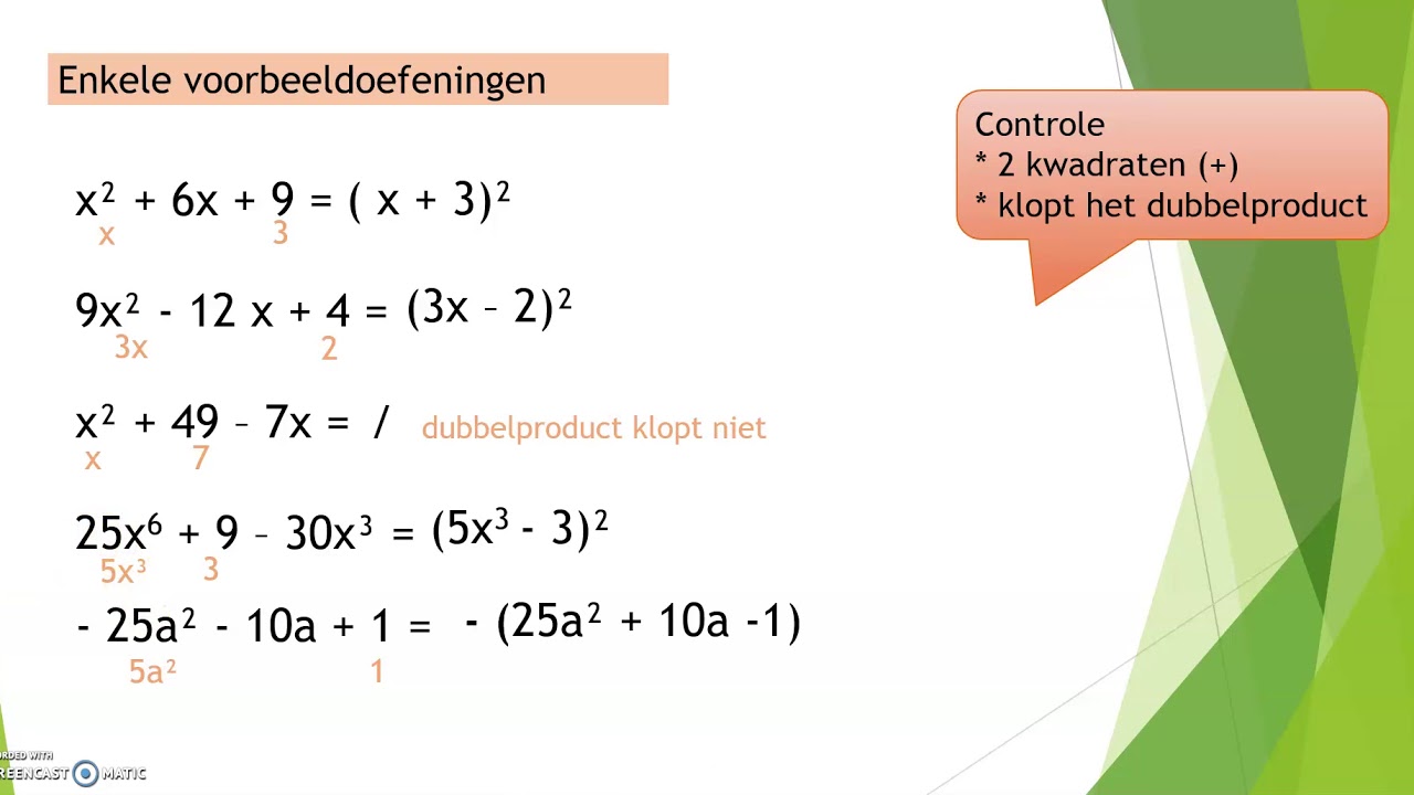 Uitleg ontbinden van een drieterm - YouTube