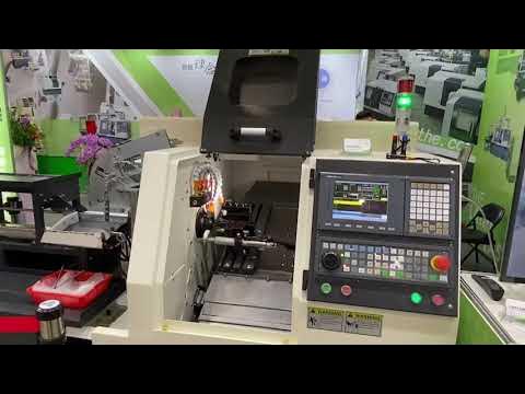 HC-20N 後送專用機 CNC Lathe with back-side auto loading/unloading device - YouTube