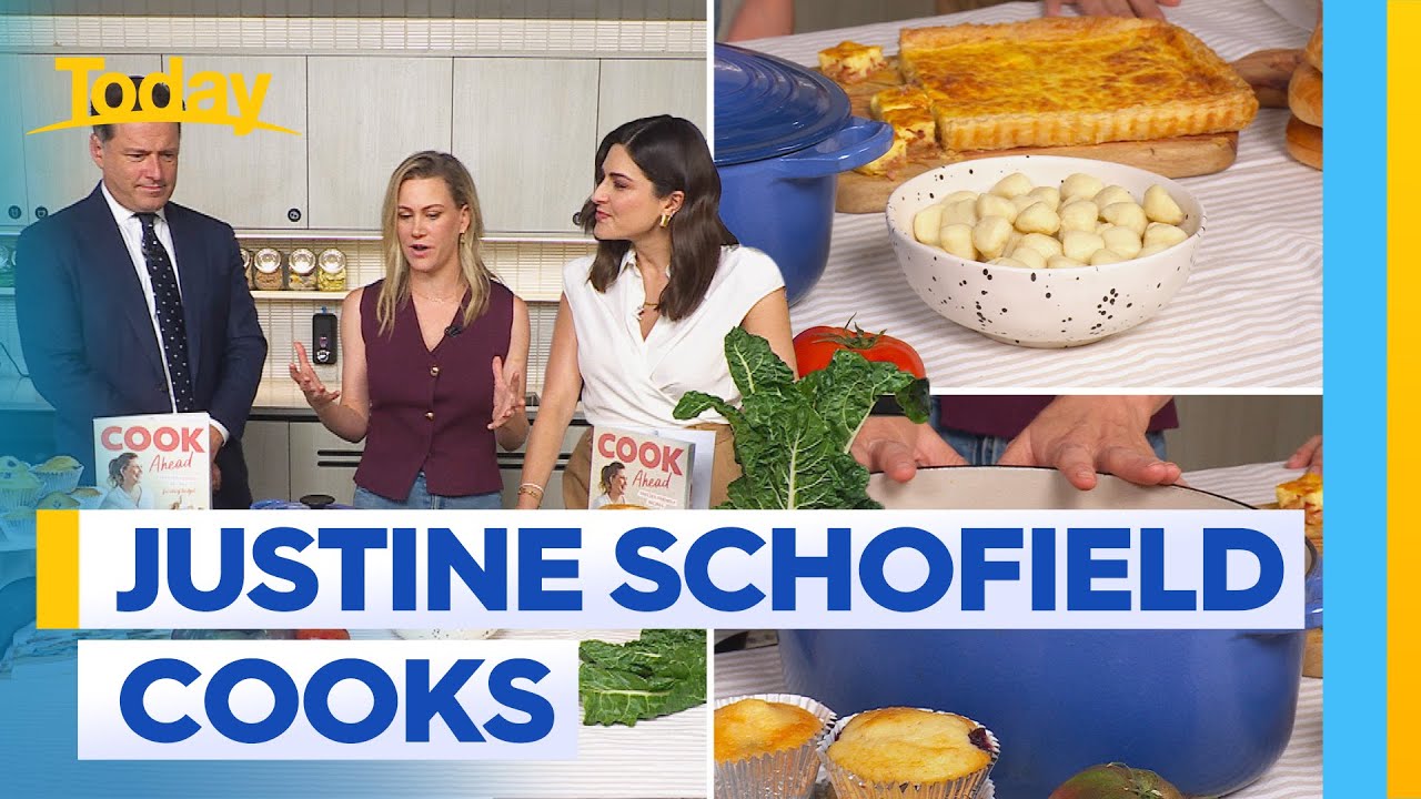 Justine Schofield cooks up a storm | Today Show Australia - YouTube