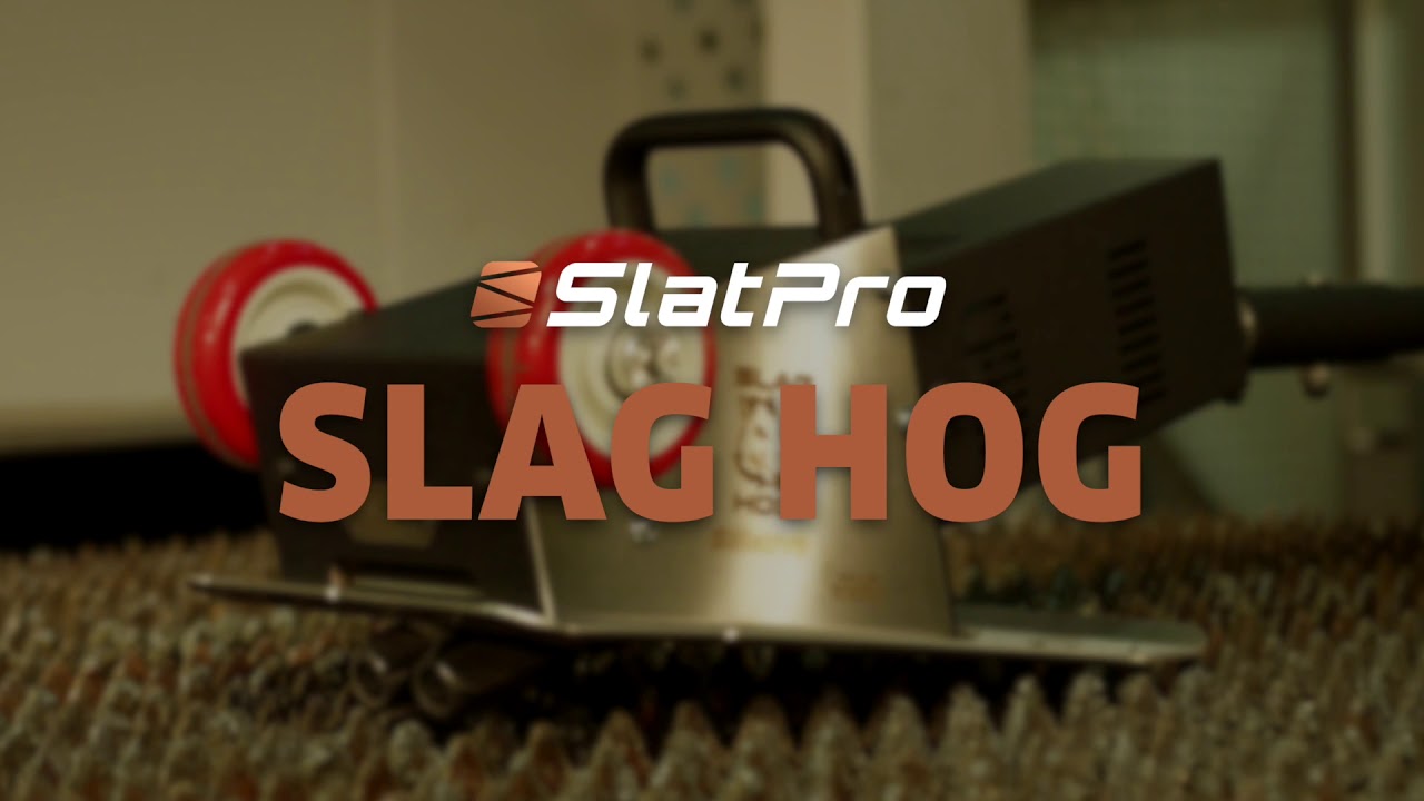 Slag Hog Laser Slat Cleaner - YouTube