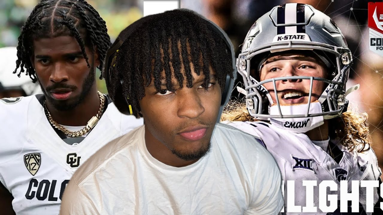 Travis Hunter Injured Painnnn!!! Colorado vs Kansas State Football 2024 ...