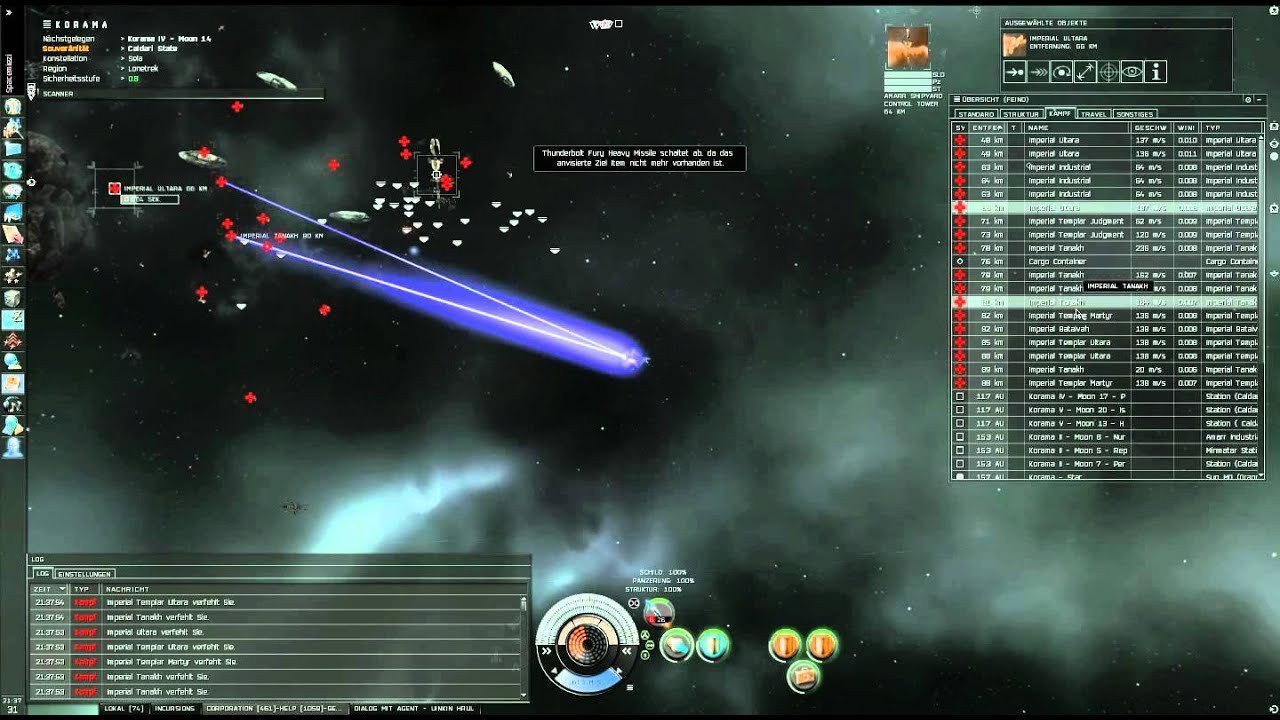 EvE Online - Smash the Supplier L4 - Tengu vs Amarr (1'st Try) - YouTube